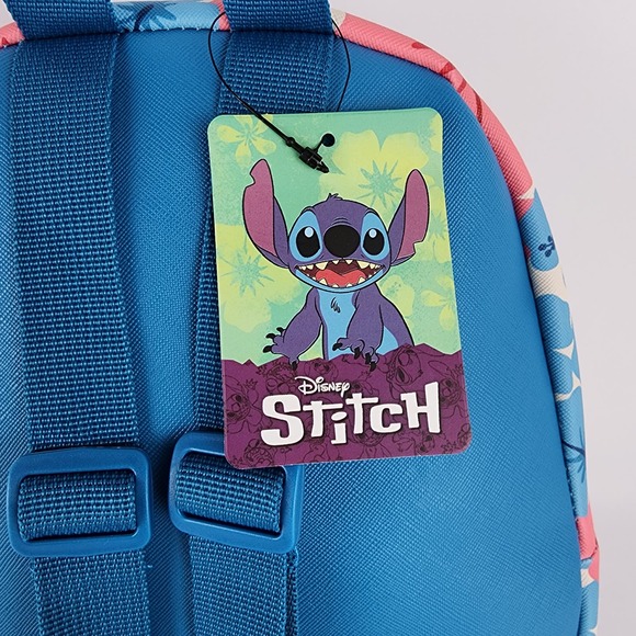 Bioworld | Bags | Disney Stitch Hawaiian Hibiscus Floral Mini Backpack ...